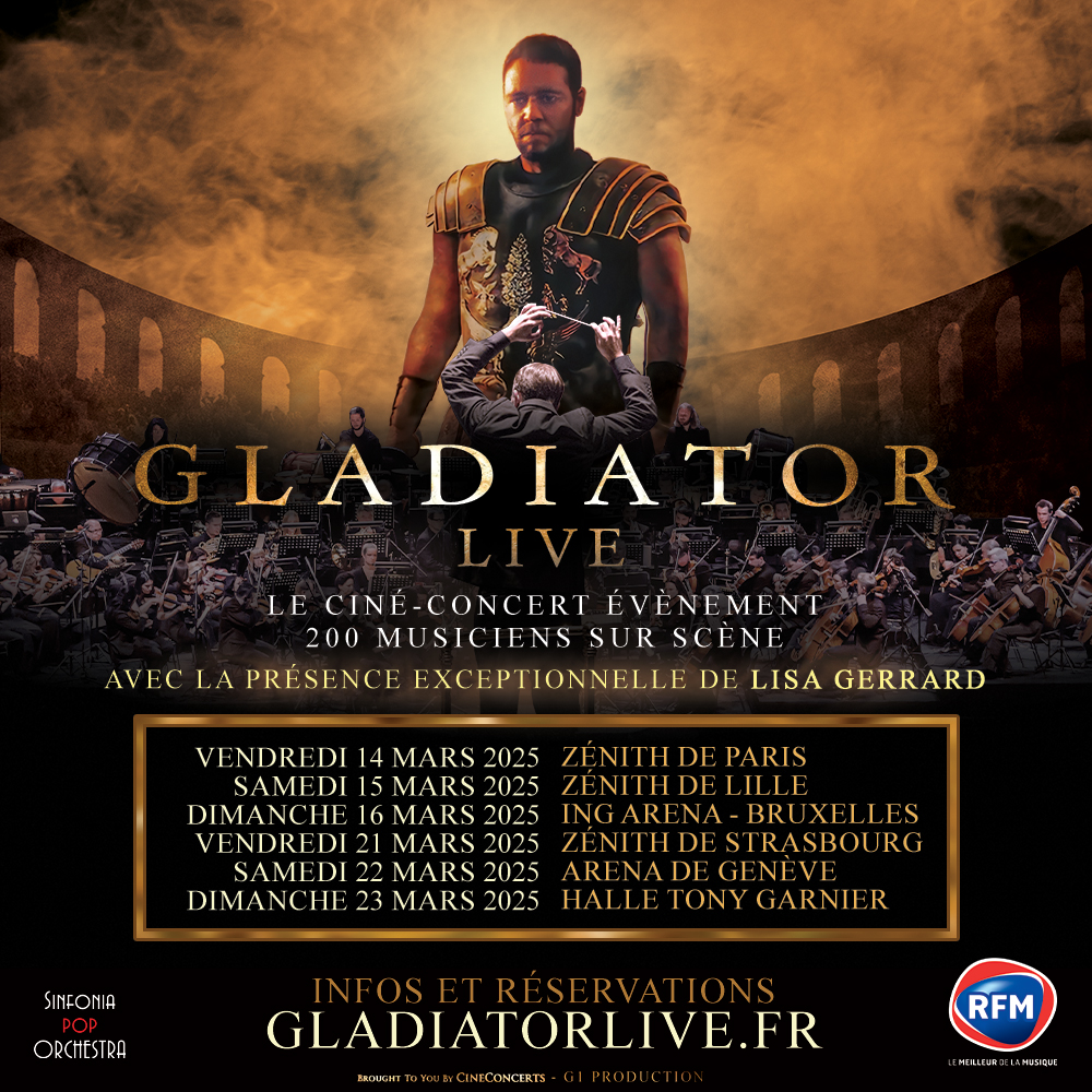 Lisa Gerrard to perform at the 'Gladiator Live' tour - Air Edel